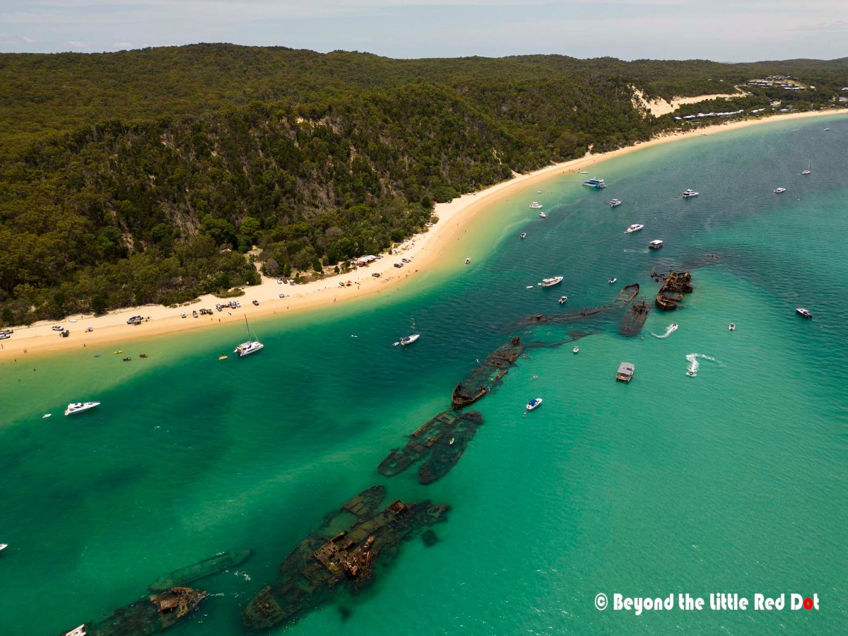 Tangalooma Wrecks – Beyond the Little Red Dot